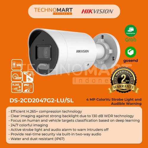 Jual DS-2CD2047G2-LU/SL - HIKVISION IP CAMERA 4MP COLORVU TWO WAY AUDIO - Jakarta Barat ...