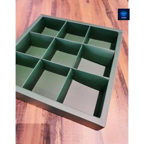 Jual kardus sekat 9 dus mika eggtart polos cake box kotak kue hampers ...