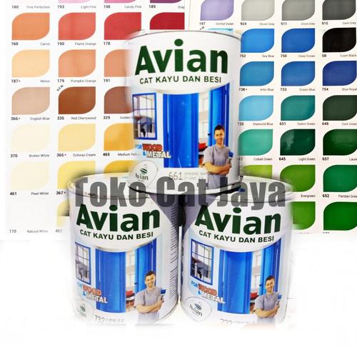 Jual Cat AVIAN Cat Kayu Besi 1 kg / 0,9 liter - 480 Lemonade - Jakarta ...