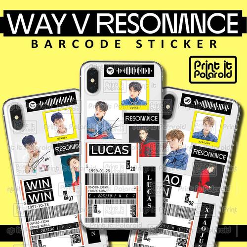 Jual STIKER NCT WayV Barcode 2020 Resonance kpop merchandise sticker ...