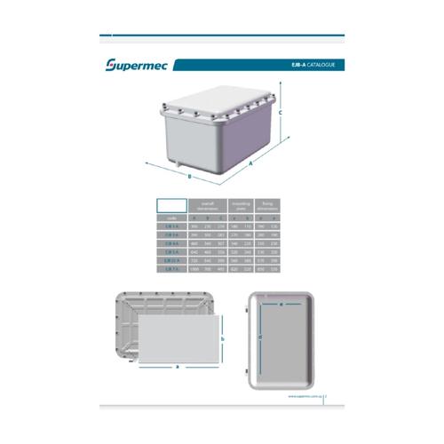 Jual JUNCTION BOX EXPROOF EJB4A SUPERMEC OVERALL DIM 460*340*300 - Kota ...