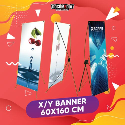 Jual Standing Banner Flexy 340 High Resolution + Kaki & Tiang - Kota ...