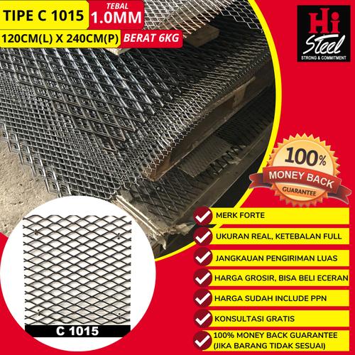 Jual Expanded Metal Besi Tipe C 1015 - 120cm x 240cm - Kota Bekasi - Hi ...