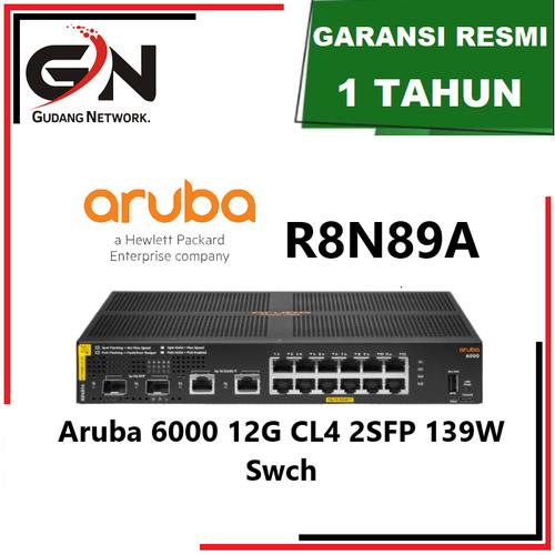 Jual R8N89A HPE Aruba 6000 12G CL4 2SFP 139W Swch - Jakarta Pusat ...