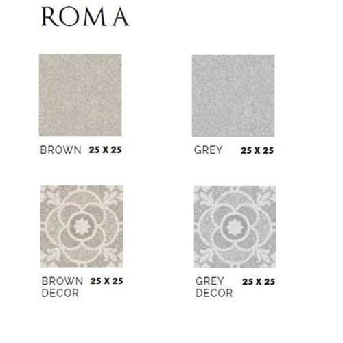 Jual keramik lantai kasar kamar mandi teras ruang cuci asia 25x25 roma ...