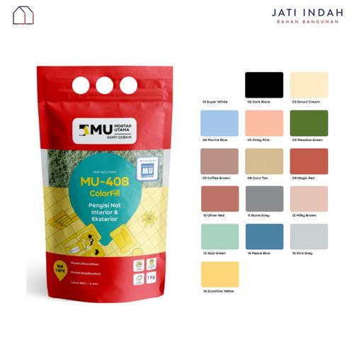 Jual PENGISI WARNA NAT KERAMIK MU | MORTAR UTAMA 308 COLORFILL 1kg - 02 ...