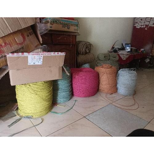 Jual per 1/2kg tali tambang rapia 3mm - 4mm rafia warna tali ulir tali ...
