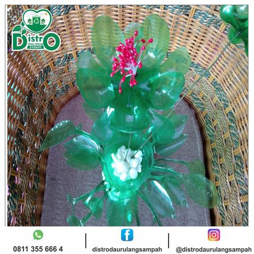 Jual Bunga Pot Daur Ulang Botol Sprite Kerajinan Bunga unik Daur ulang ...