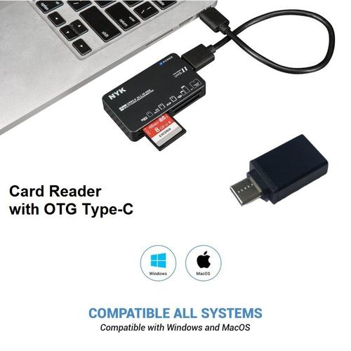 Jual Multi Card Reader All in 1 NYK C3-09 Kabel USB 3.0 dan with OTG ...