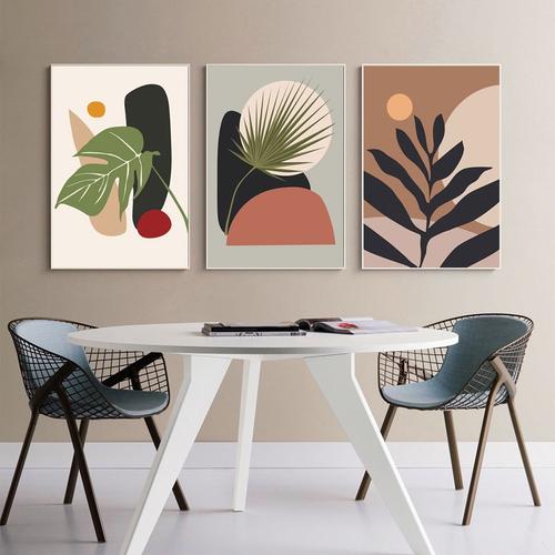 Jual Hiasan Dinding Ruang Tamu Bunga Pajangan Decor Poster Abstrak ...