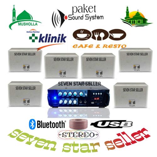 Jual paket sound system cafe resto mesjid musholla speaker toa 6 titik - Jakarta Barat - SEVEN ...