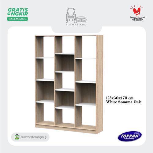 Jual Rak Buku Rak Hias Serbaguna Partisi Pembatas Ruangan Toppan ...