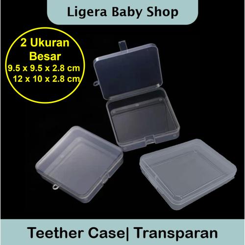 Promo LIGERA Kotak Tempat Teether Bayi / Case Plastik Penyimpanan ...