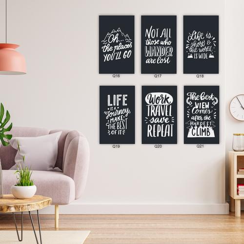 Jual Hiasan Dinding Motivasi / Poster Quote Wall Decor 4 - Q17 - Kab ...