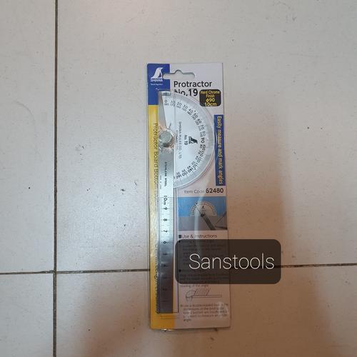 Jual Shinwa No. 19 penggaris mistar siku busur derajat protractor japan Ori - Jakarta Barat ...