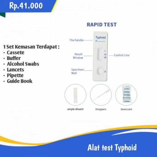 Jual Tes Typhoid Salmonella Typhi Eceran/Satuan - Glory - Kota ...