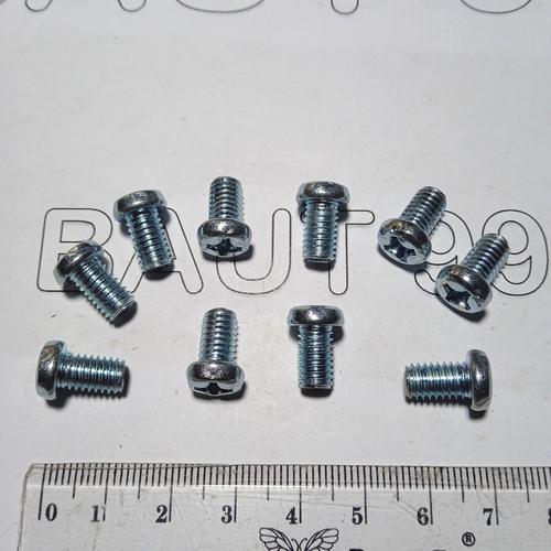 Jual 10 Pcs Baut Jp M6 x 10 Galvanis / Sekrup / Skrup Jp M6 x 10 - Kab. Klaten - baut 99 | Tokopedia