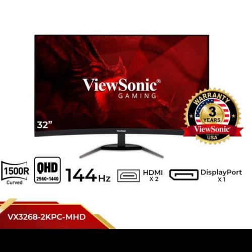 Jual Monitor ViewSonic VX3268-2KPC-MHD 32" Curved 1440p 144hz 1ms FreeSync - Kota Denpasar ...