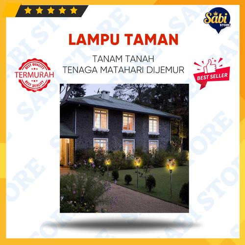 Jual LAMPU TAMAN OBOR FLAME FIRE TORCH 33 LED TENAGA MATAHARI SOLAR ...