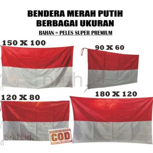 Jual bendera merah putih ukuran jumbo-besar-sedang-kecil - 120x80 ...