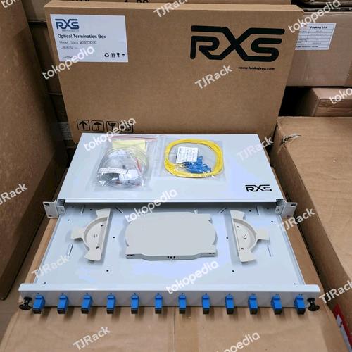 Jual otb rackmount 12 core SC UPC RXS lengkap - Jakarta Pusat - TJRack ...