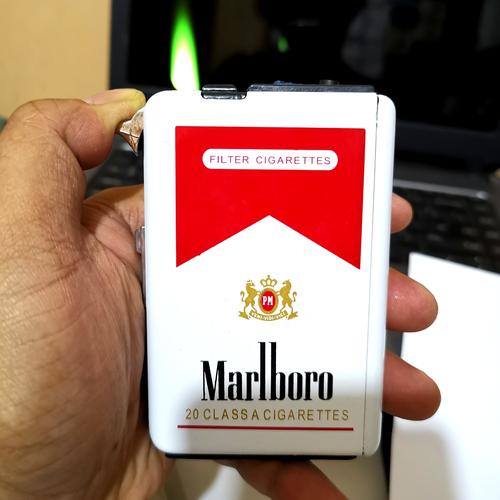 Jual Tempat Rokok / Kotak Rokok Marlboro + Korek api bara - Kota Depok ...