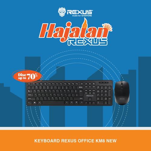 Jual Rexus KM8 Keyboard Mouse Wireless Combo - Jakarta Barat - Trinity ...