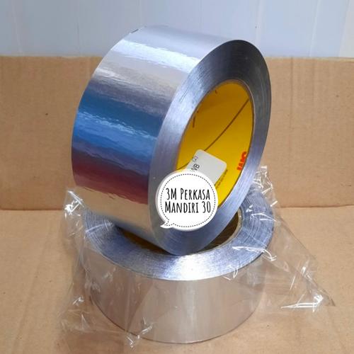 Jual 3M Isoalsi Alumunium Foil tape 425 DWB 50mm x 50meter Original 3M ...