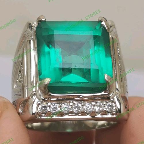 Promo BATU CINCIN NATURAL ZAMRUD EMERALD BERYL TOP HQ MEMO SGR ...