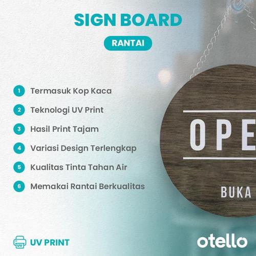 Jual PAKET SIMPAN DI KERANJANG SIGNAGE KAYU WOODEN PAPAN GANTUNG SIGN ...