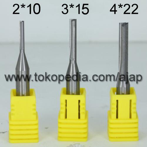 Jual Mata router trimmer 2mm 3mm 4mm ; Batang 6mm pas (6.00mm) Double ...