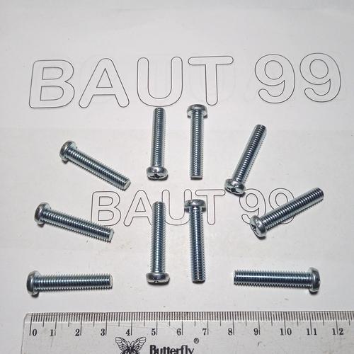 Jual 10 Pcs Baut Jp M6 x 30 Galvanis / Sekrup / Skrup Jp M6 x 30 - Kab. Klaten - baut 99 | Tokopedia