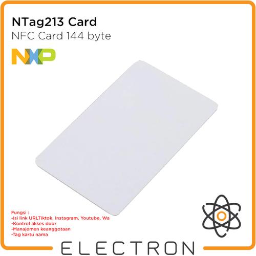 Jual NTag213 Card RFID NXP NFC Programmable NTag 213 Tag Kartu 13.56MHz ...