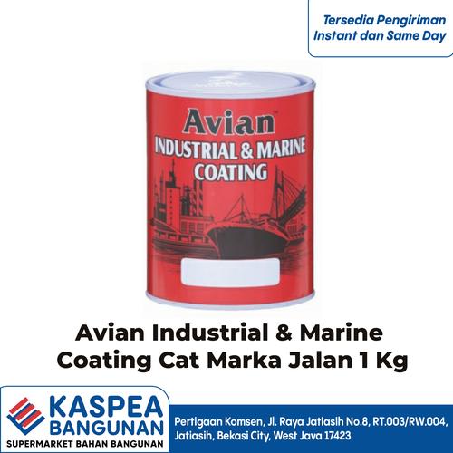 Jual AVIAN INDUSTRIAL & MARINE COATING CAT MARKA JALAN 1KG - Kuning ...