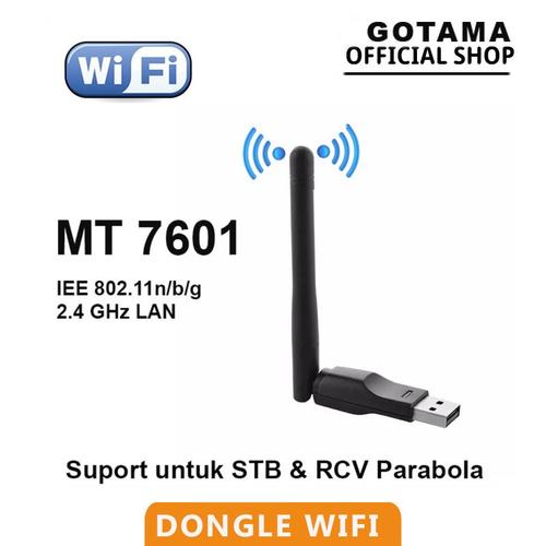 Jual Dongle Wireless MT-7601 USB WIFI Adapter Bisa untuk STB Antena ...
