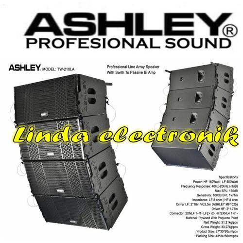 Jual SPEAKER ASHLEY LINE ARRAY TW 210LA HARGA 1 PSC ASHLEY TW210LA ...