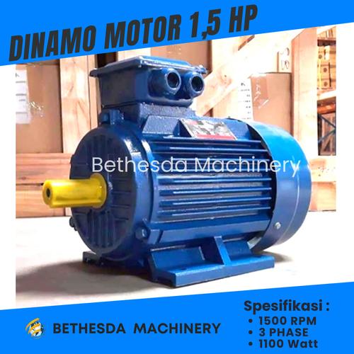 Jual Elektro motor ADK 2HP 3 hp 4 HP DINAMO ADK 3 phase 1500 RPM - 1500RPM (4pole), 1.5 HP ...