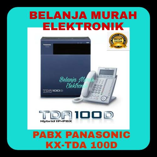 Jual PANASONIC PABX KX-TDA 100D Kap 16 Line,104 Ext ( 8 dgtl ,96 analog ...