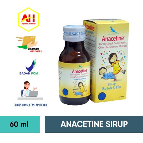 Jual ANACETINE ANASETIN SIRUP 60 ML Batuk dan Flu - Kab. Kuningan ...