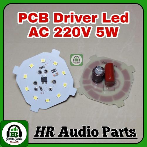 Jual Modul PCB Lampu Led AC 220V 5W SMD Langsung Listrik PLN Driver led ...