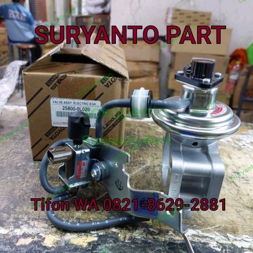 Jual Valve Assy Electric EGR Fortuner/innova/Hilux 2KD 25800-0L020(Asli ...