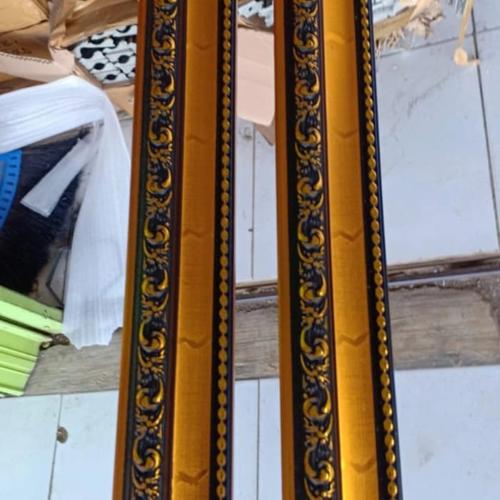 Jual lis pigura 4cm panjang 4m gold - GOLD BLACK - Kab. Karawang ...