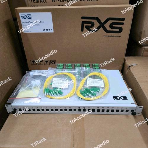 Jual otb rack 24 core SC APC lengkap / otb merek RXS - Jakarta Pusat - TJRack | Tokopedia