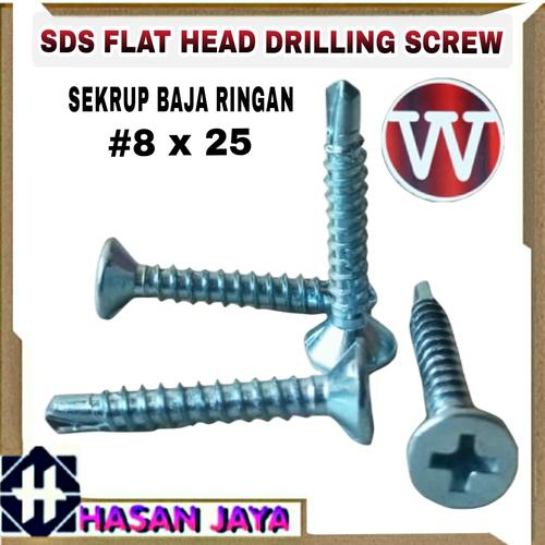 Jual Sekrup SDS FH 8 x 25 (2,5cm) / sds fh drilling screw - Kab ...