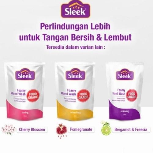 Promo Sleek Foamy Hand Wash Pouch refill 250ml - Botol Caring - Kota ...