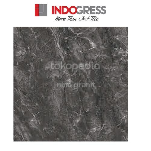 Jual Granit 60x60 keramik Indogress Black Alaska Motif Marmer - Kab ...