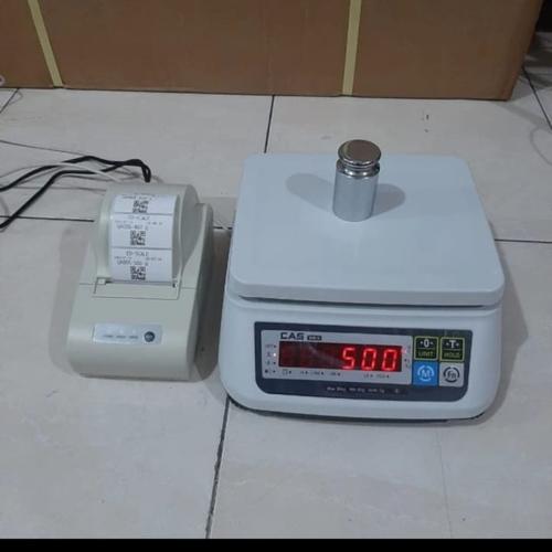 Jual TIMBANGAN CAS SW - II + printer is dlp 30kg / TIMBANGAN FROZEN ...