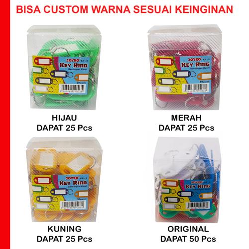 Jual Gantungan Kunci / Label Nama / Joyko Key Ring Warna KR-9 - Hitam ...