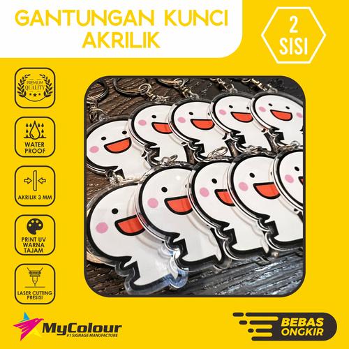 Promo Gantungan kunci custom | ganci custom | ganci akrilik print uv ...