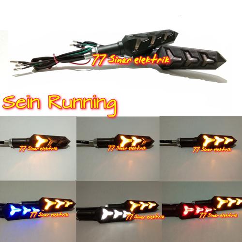 Jual Lampu Sein LED Running Model Panah Waterproof lampu sein motor - Jakarta Pusat ...
